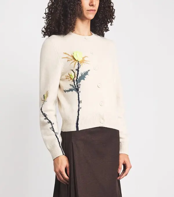 BARRIE Cashmere Thistle Cardigan