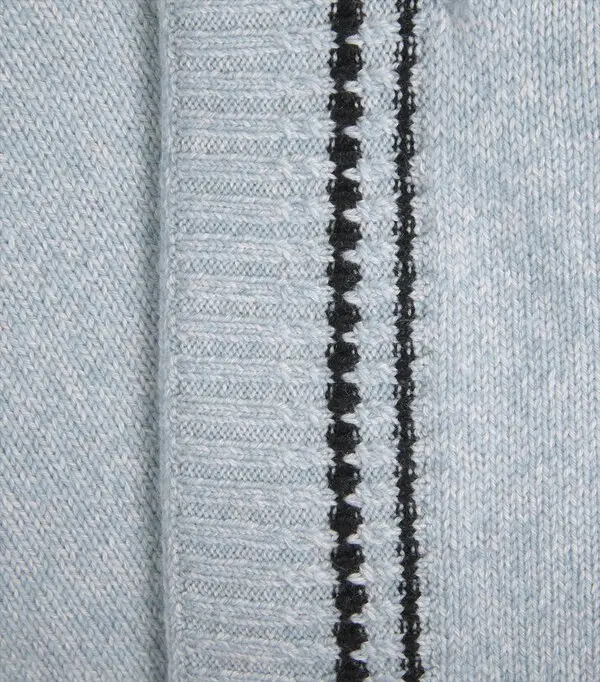 BARRIE Mottled Cashmere Wide-leg Trousers