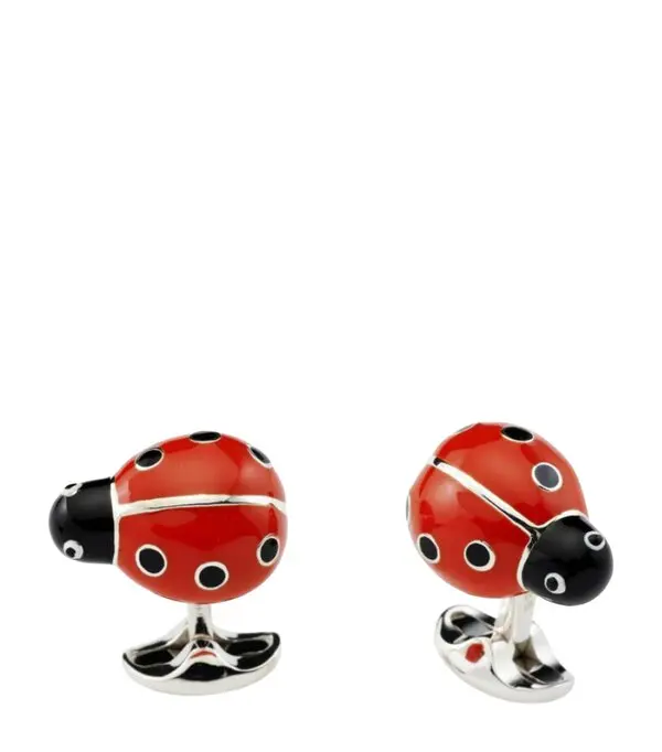 DEAKIN & FRANCIS Sterling Silver Ladybird Cufflinks