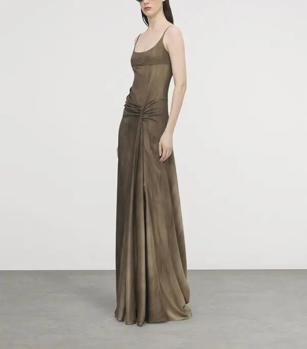 Alexander McQueen Asymmetric Gathered Gown