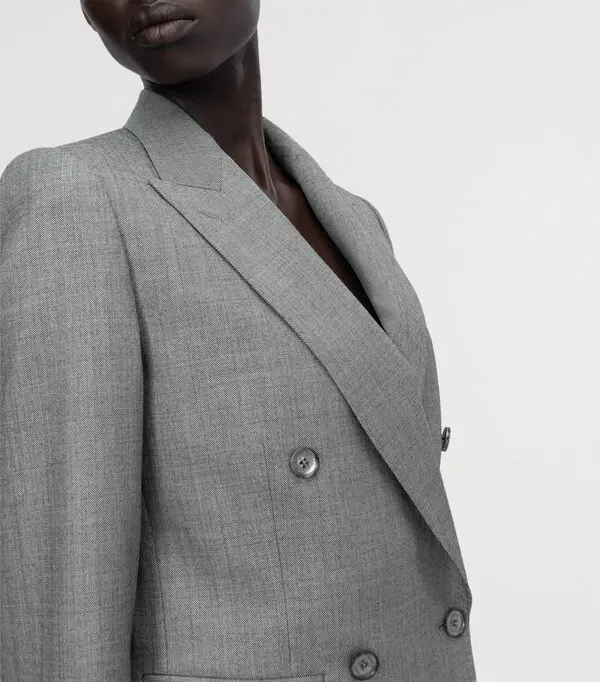 Alexander McQueen Cropped Double-breasted Blazer