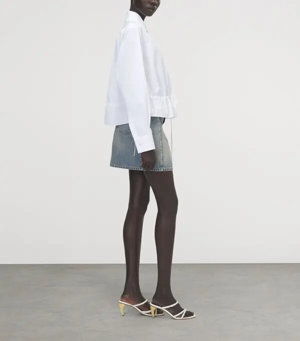 Alexander McQueen Cotton Drawstring-waist Shirt