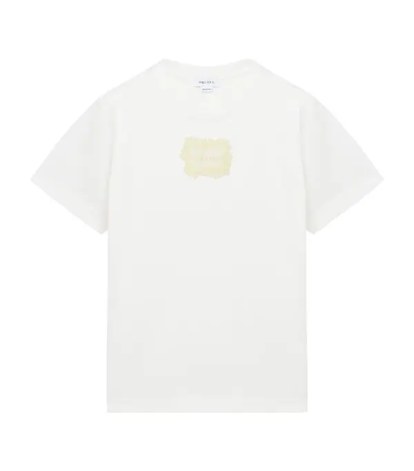 Alexander McQueen Embroidered Logo T-shirt - White