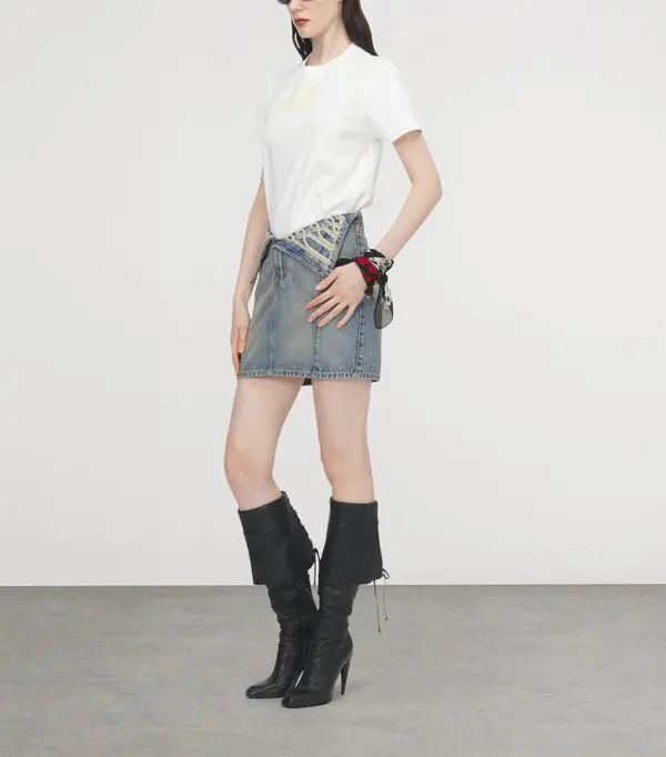 Alexander McQueen Embroidered Logo T-shirt