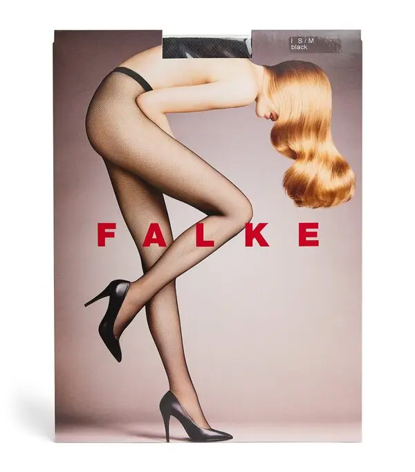 Falke Fine Net Tights - Black