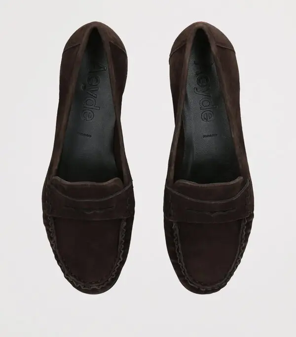 AeydĒ Aldous Suede Loafers - Brown