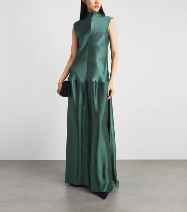 FFORME Satin Akriti Maxi Dress