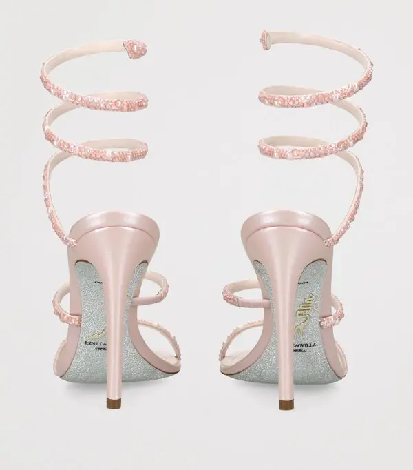 Rene Caovilla Embellished Cleo Stiletto Sandals