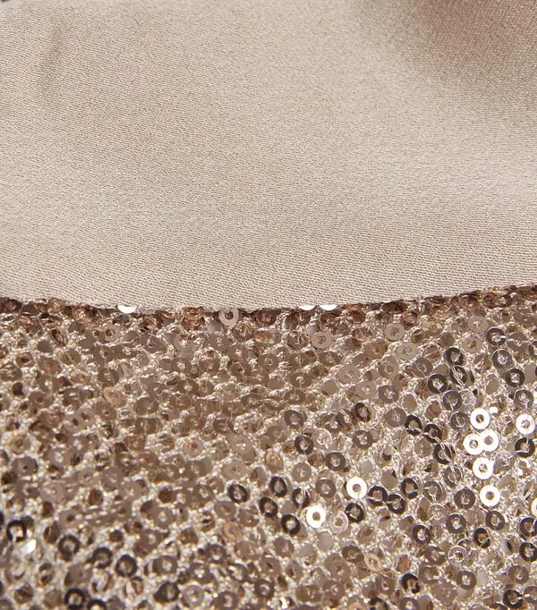 TALLER MARMO Sequined Maxi Dress - Silver