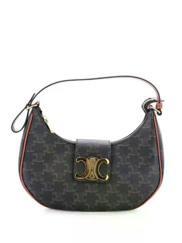 Celine Ava Triomphe Bag Triomphe Coated Canvas Shoulder Bag