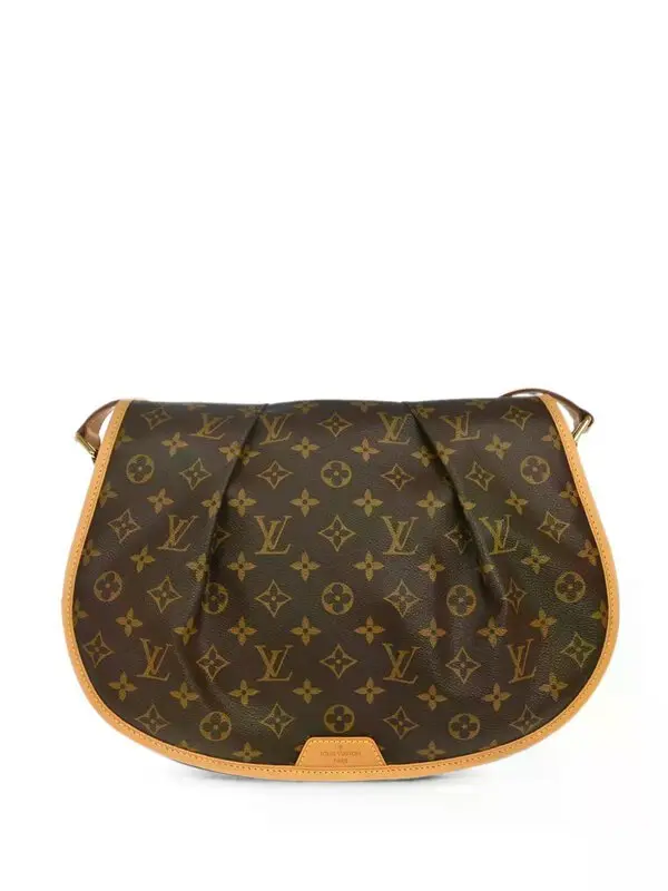 LOUIS VUITTON 2015 Menilmontant Mm Large Shoulder Bag - Brown
