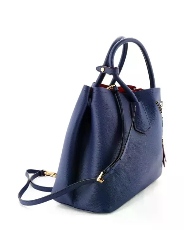 Prada Cuir Double Saffiano Leather Medium Tote Bag