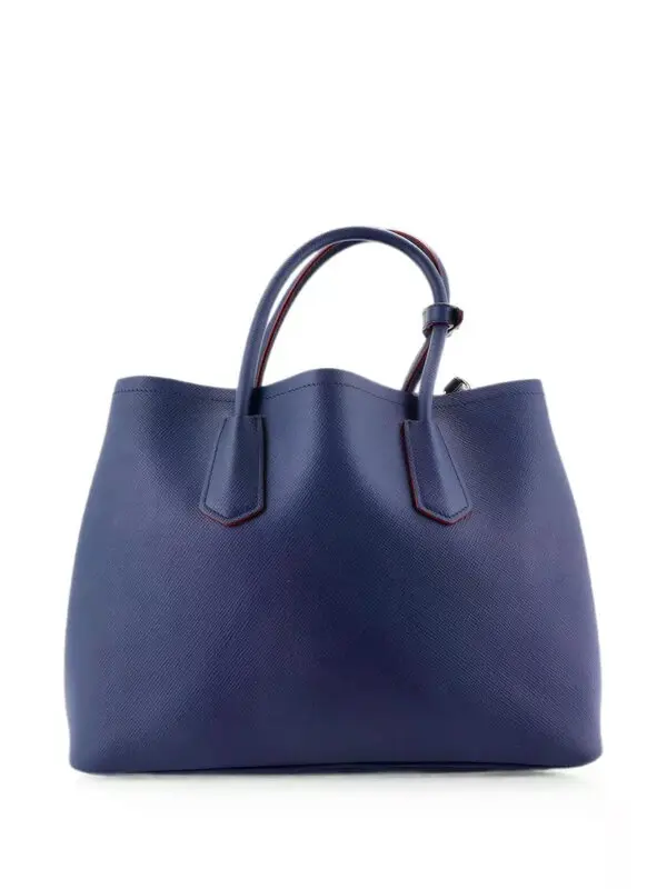 Prada Cuir Double Saffiano Leather Medium Tote Bag