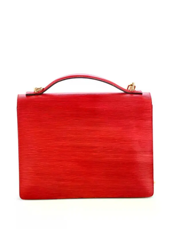 LOUIS VUITTON Monceau Satchel Epi Leather