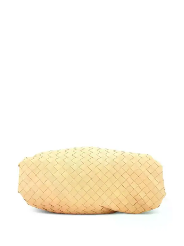 Bottega Veneta The Pouch Intrecciato Nappa Teen Crossbody Bag - Neutrals