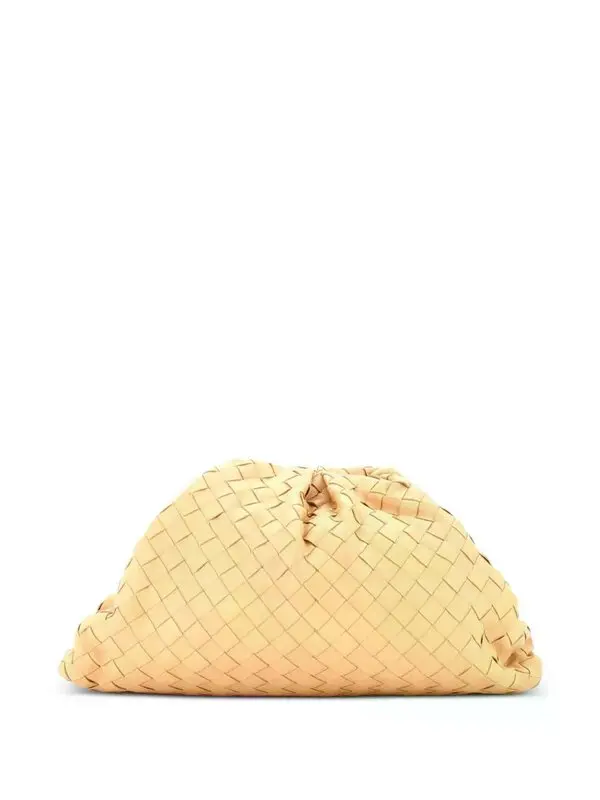 Bottega Veneta The Pouch Intrecciato Nappa Teen Crossbody Bag - Neutrals