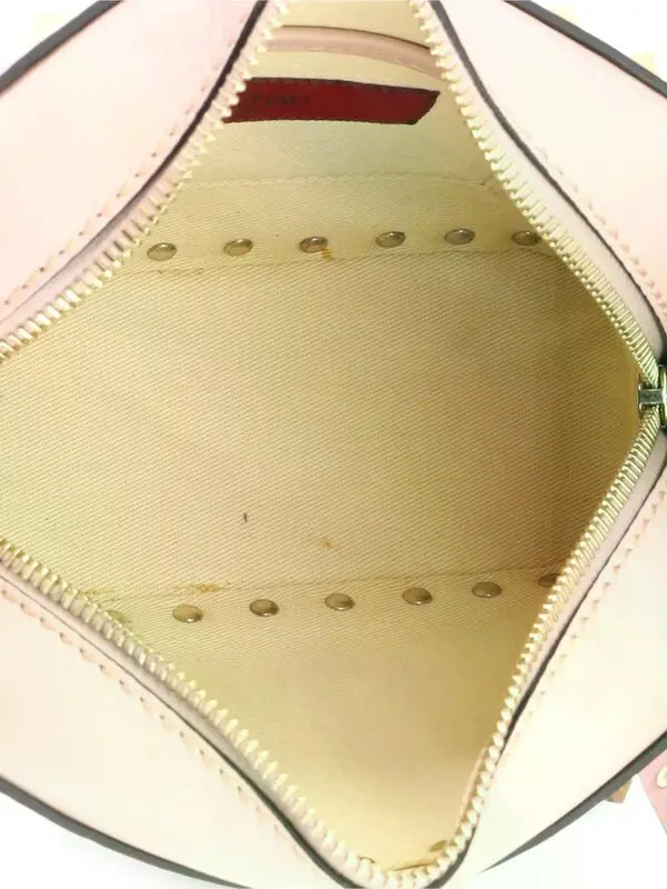 Valentino Garavani Rockstud Camera Leather Crossbody Bag - Neutrals