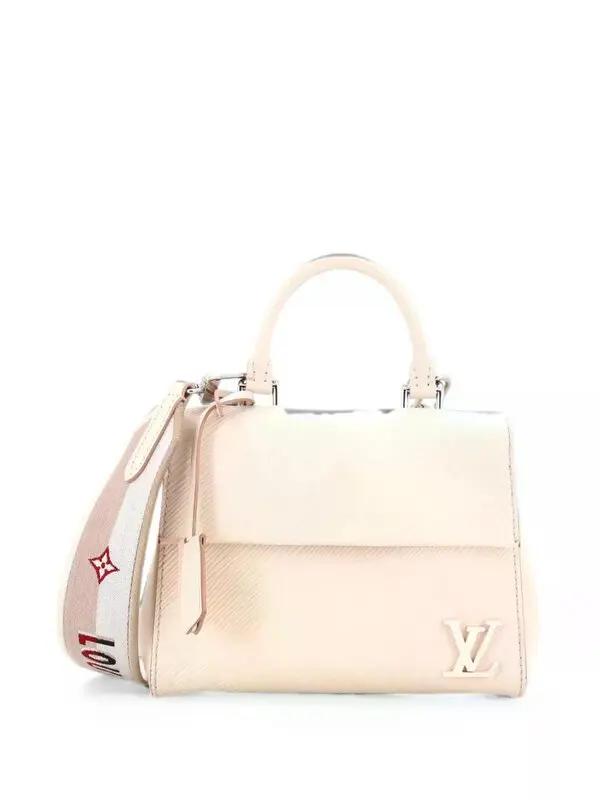 LOUIS VUITTON Cluny Top Handle Bag Epi Leather Mini Satchel - Neutrals