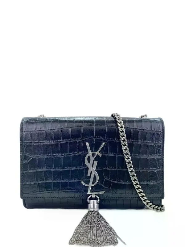 Saint Laurent 2010s Kate Tassel Shoulder Bag - Black