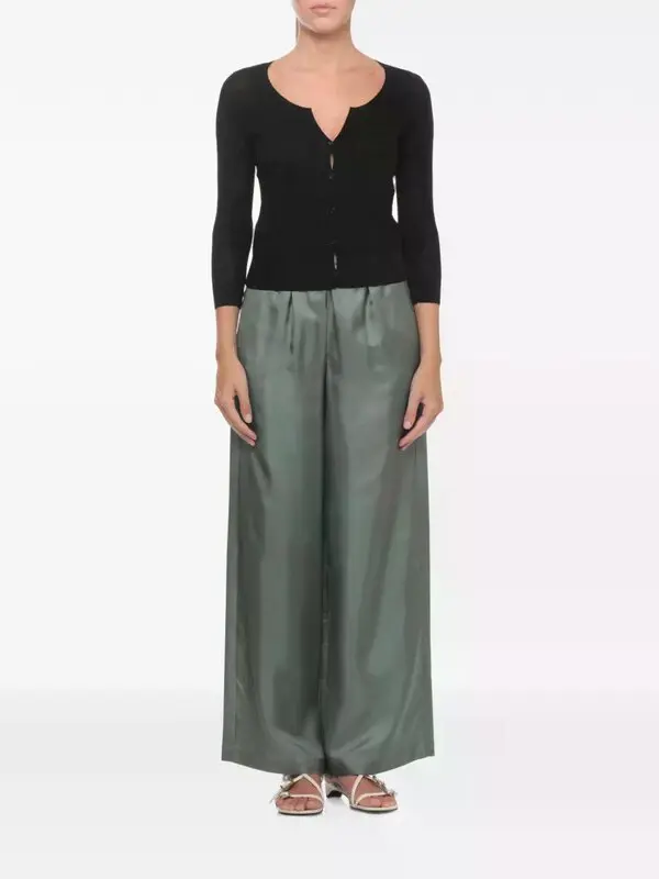 Marella Floral-embroidered V-neck Cardigan
