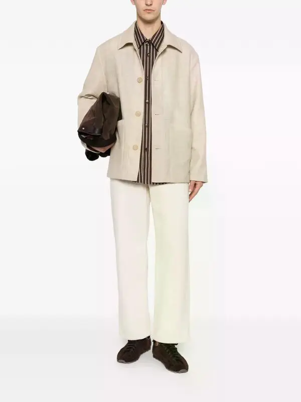 Sandro Striped Long-sleeve Shirt