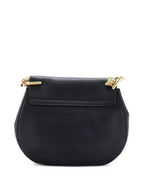 Chloé Drew Leather Small Crossbody Bag - Black