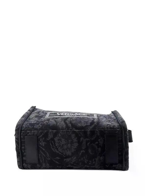 Versace Athena Convertible Barocco Jacquard Small Tote Bag