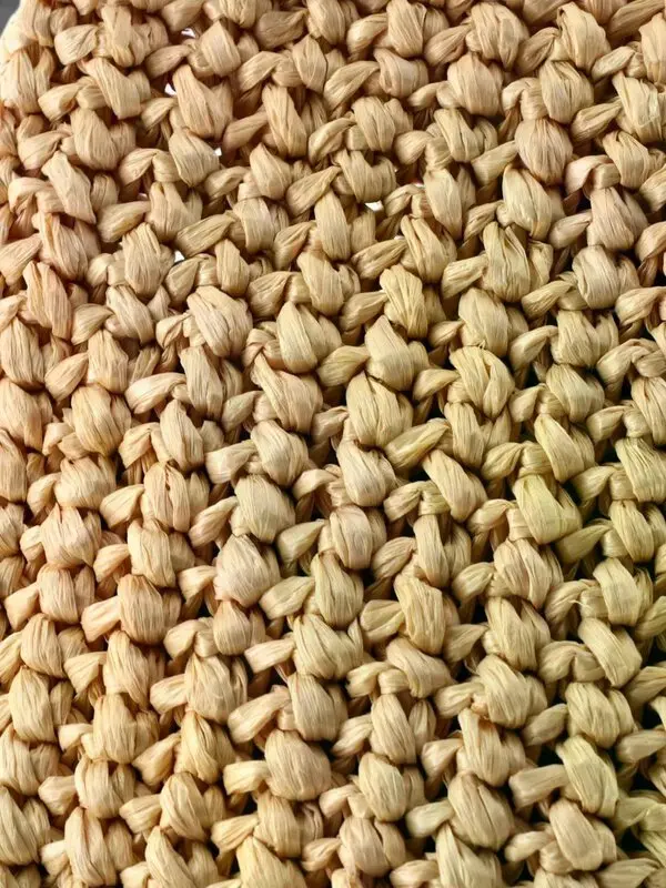 Prada Logo Raffia Small Tote Bag