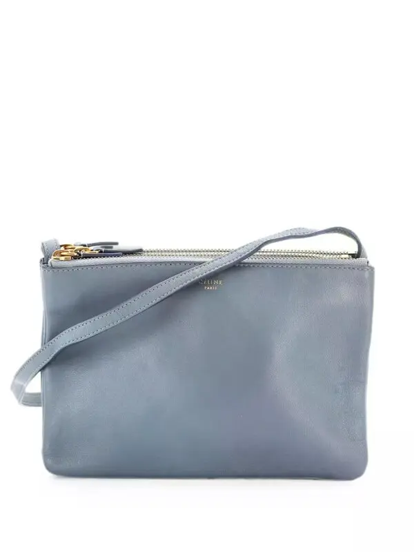 Celine Trio Leather Small Crossbody Bag - Blue
