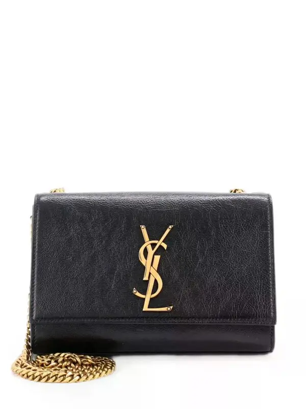 Saint Laurent Classic Monogram Calfskin Small Crossbody Bag - Black