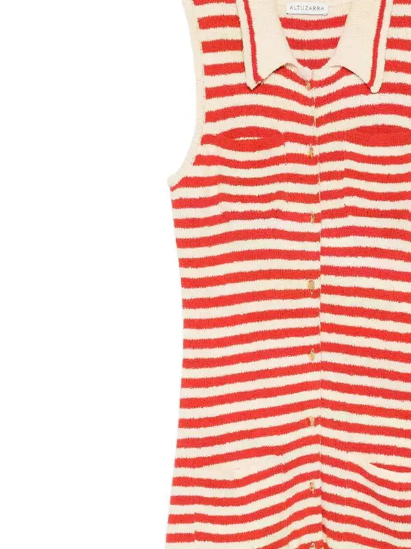 Altuzarra Striped Button-up Dress