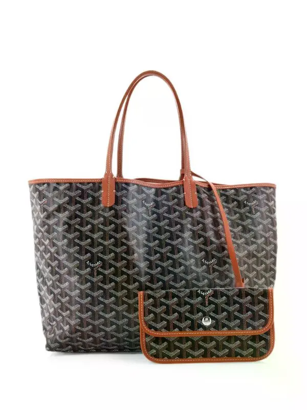 Goyard Saint Louis Printed Coated Canvas Gm Tote Bag - Black