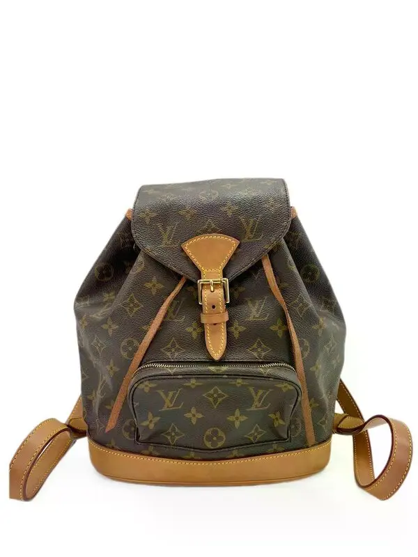 LOUIS VUITTON Monogram Montsouris Backpack - Brown
