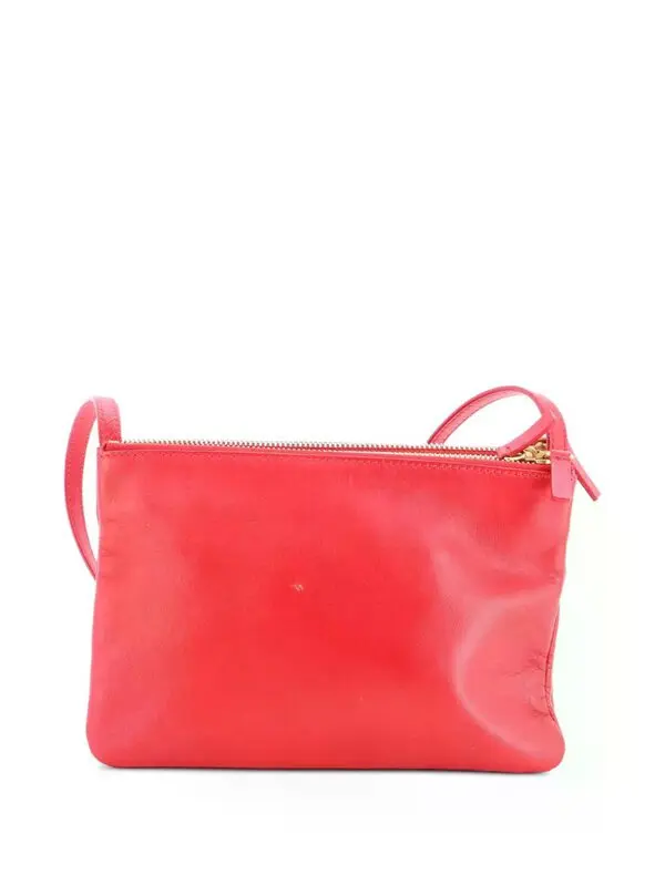 Celine Trio Leather Small Crossbody Bag - Red