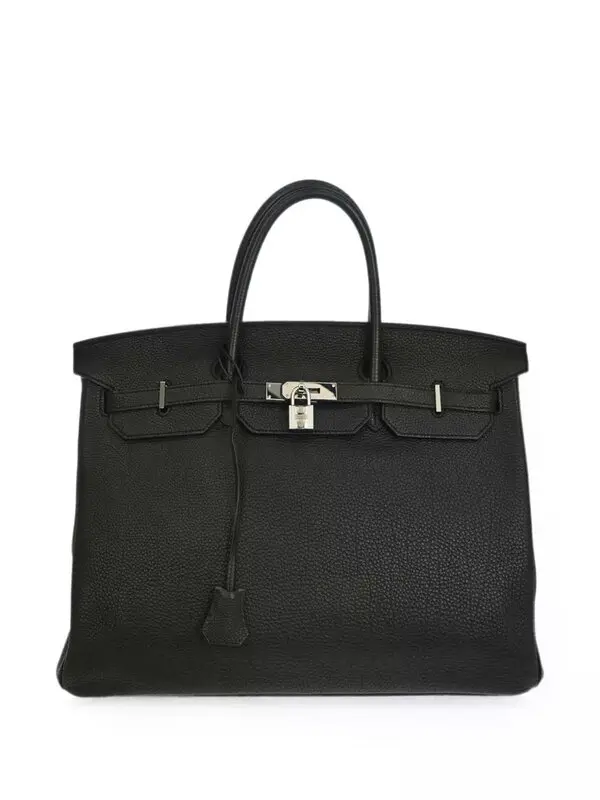 Hermès 2012 Birkin 40 Handbag - Black