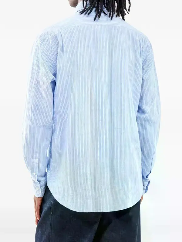Hartford Striped Seersucker Shirt