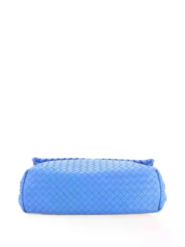 Bottega Veneta Olimpia Intrecciato Nappa Medium Crossbody Bag - Blue