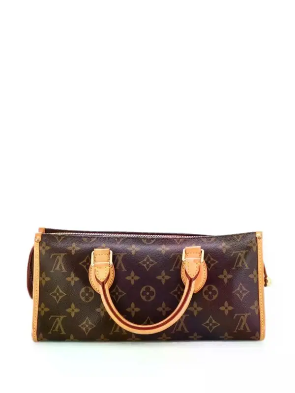 LOUIS VUITTON Popincourt Handle Bag Monogram Canvas Satchel - Brown