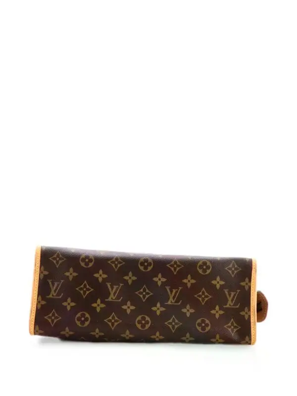 LOUIS VUITTON Popincourt Handle Bag Monogram Canvas Satchel - Brown