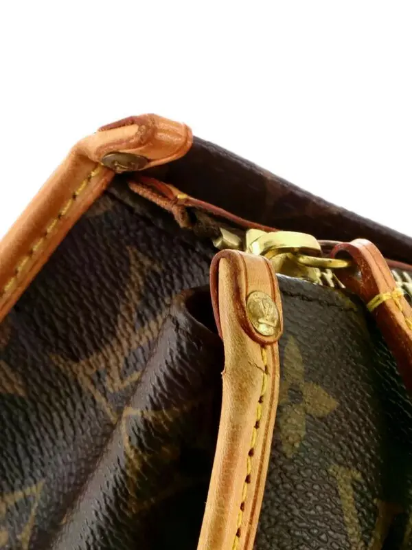 LOUIS VUITTON Popincourt Handle Bag Monogram Canvas Satchel - Brown