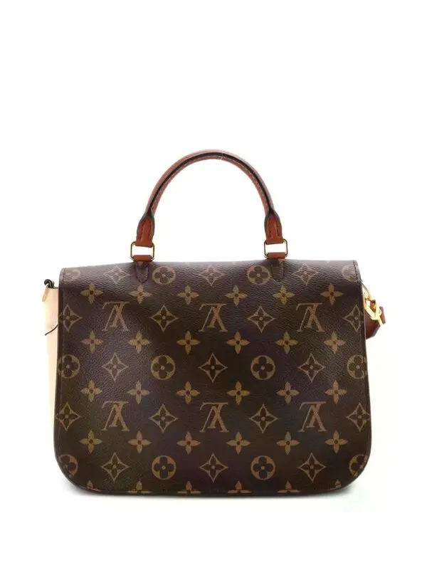 LOUIS VUITTON Monogram Canvas Vaugirard Handbag With Leather Satchel