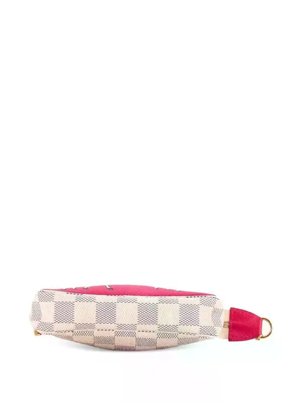 LOUIS VUITTON Pochette Accessoires Limited Edition Damier Mini Clutch Bag