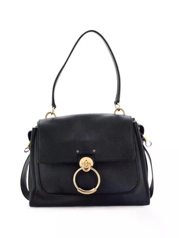 Chloé Faye Day Bag Leather Small Satchel - Black