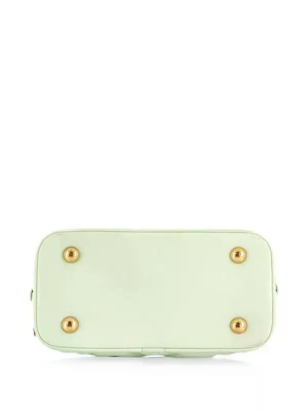 LOUIS VUITTON Alma Handbag Bubblegram Leather Bb Shoulder Bag - Green