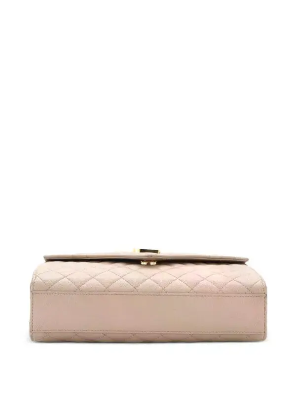 Saint Laurent Classic Monogram Envelope Satchel Mixed Matelasse Leather Medium Shoulder Bag