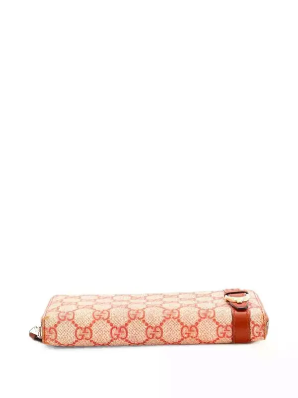 Gucci Zip Around Wallet Gg Coated Canvas Long Small Wallets