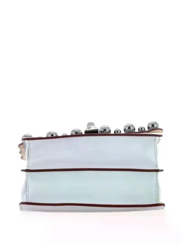 Fendi Kan I Bag Studded Leather Small Shoulder Bag