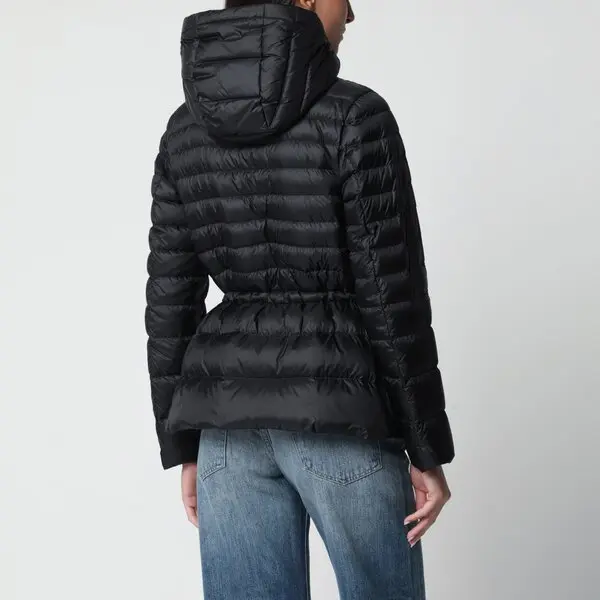 Moncler Down Jacket Raies In Nylon - Black