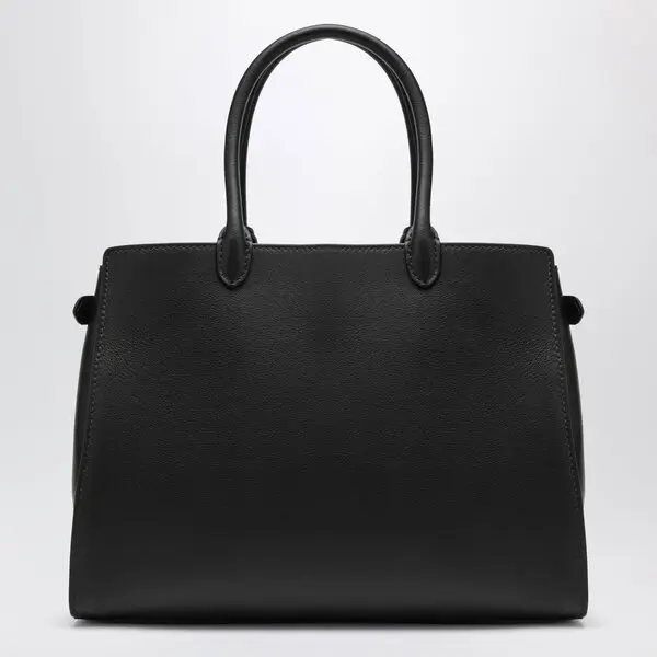 Prada Leather Tote Bag - Black