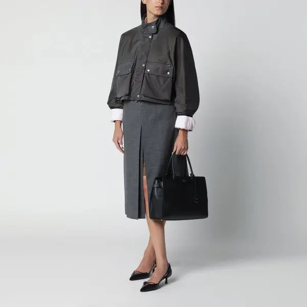 Prada Lead Re-nylon Washed Jacket